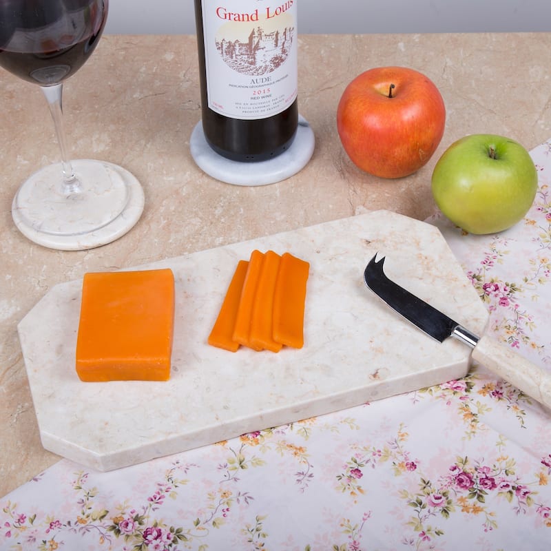 Creative Home Champagne Marble Octagonal Cheese Board - On Sale ...