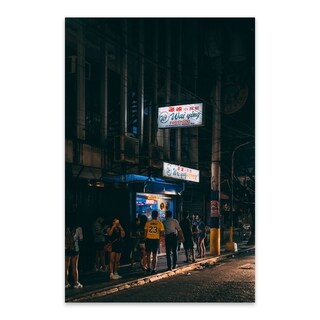 Noir Gallery Binondo Chinatown Manila Philippines Metal Wall Art Print ...