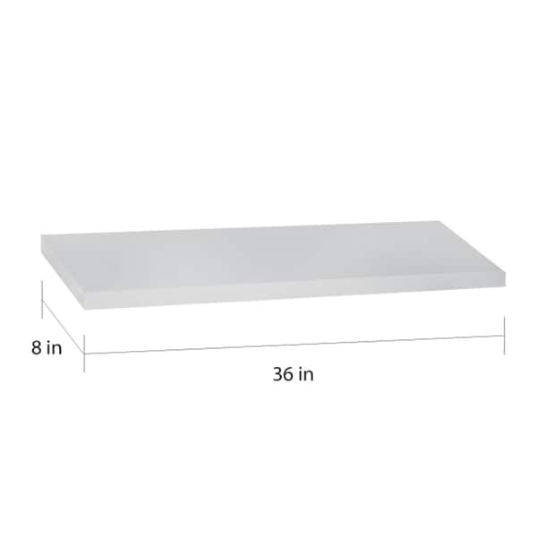 8 x 36 x 1 2 pk White Slim Floating Shelves - Bed Bath & Beyond - 30482726