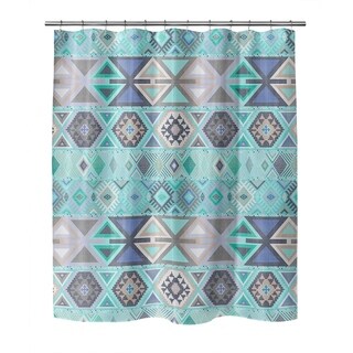 AZTEC TRIBAL MINT Shower Curtain By Kavka Designs - Bed Bath & Beyond ...