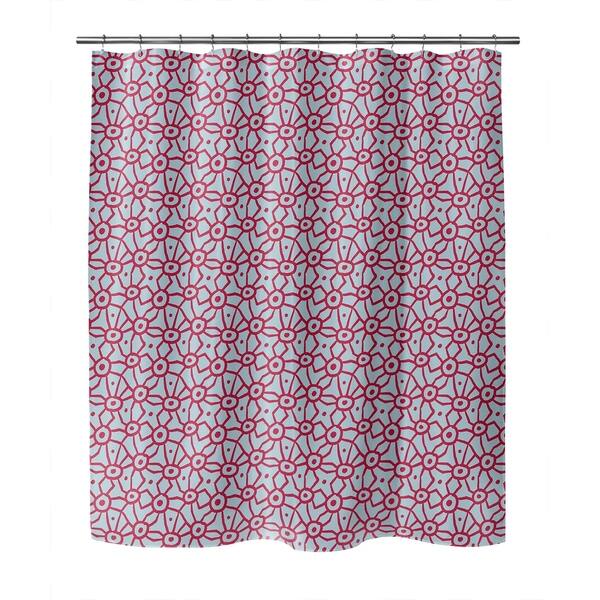 DOODLE RED AND BLUE Shower Curtain By Kavka Designs - Bed Bath & Beyond ...