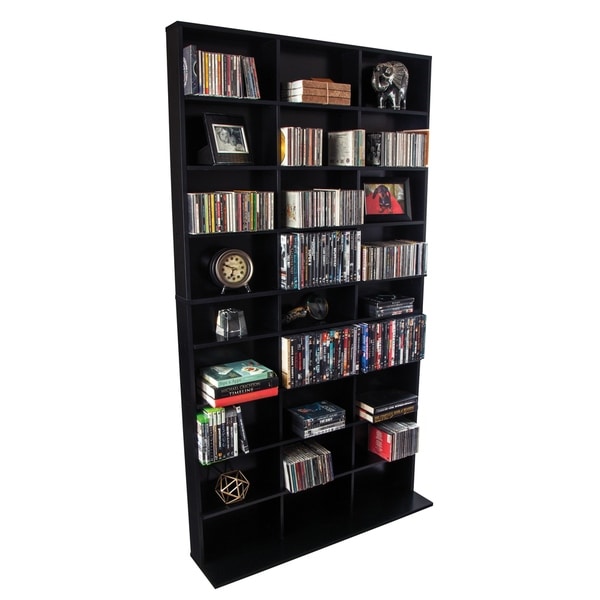 Atlantic Elite Black Media Storage Cabinet Bed Bath Beyond 30501396