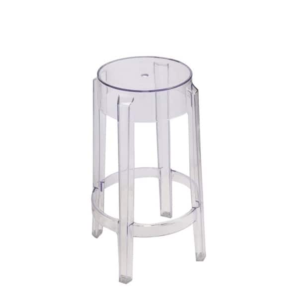 Transparent bar Stool, 30 seat height and Made of transparent acrylic ...