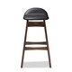 Bloom counter Stool with solid wood legs and faux leather upholstered - Bed Bath & Beyond - 30536707