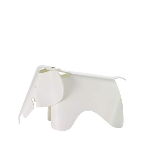 Elephant Unique kid chair with modern design, made of plastic in white ...