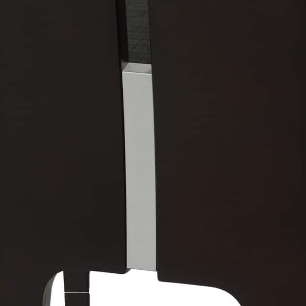 Cortesi Home Inca Modern Black Cushioned Seat Dining Chairs (Set of 2 ...