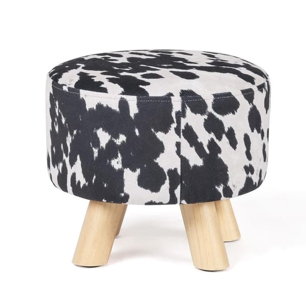 Carbon Loft Negahban Simple Round Cylinder Pouf Ottoman - On Sale - Bed ...