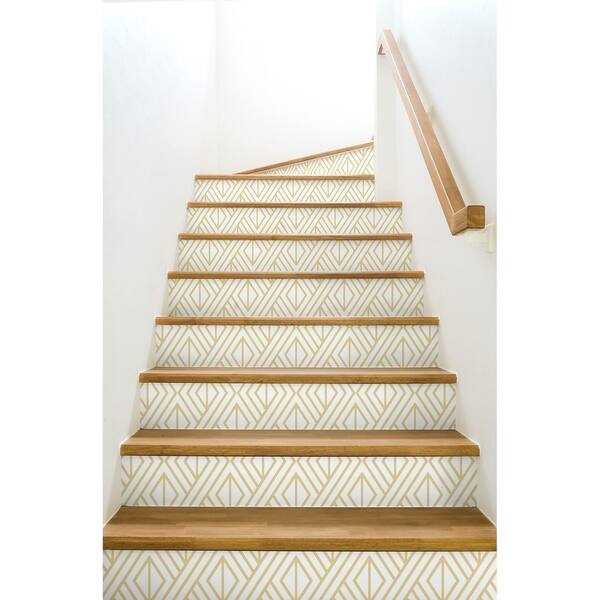 Transform Gold Diamond Geo Peel and Stick Wallpaper - Bed Bath & Beyond ...