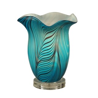 Loyola Hand Blown Art Glass Accent Table Lamp - Bed Bath & Beyond ...