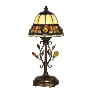 Pebble Stone Tiffany Accent Table Lamp - Bed Bath & Beyond - 30615155