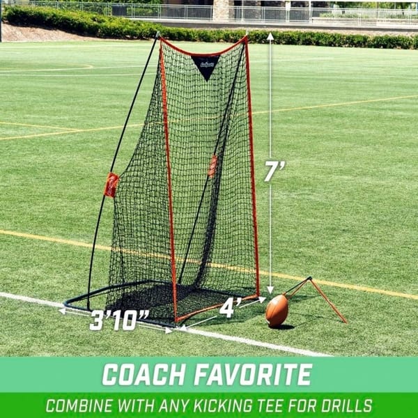 GoSports Football 7' x 4' Kicking Net | Sideline Practice for Punting ...