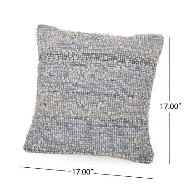 Buckley Modern Handcrafted Fabric Throw Pillow by Christopher Knight ...