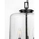 Winslett Collection Black Three-Light Pendant - 20.500" x 16.000" x 16. ...