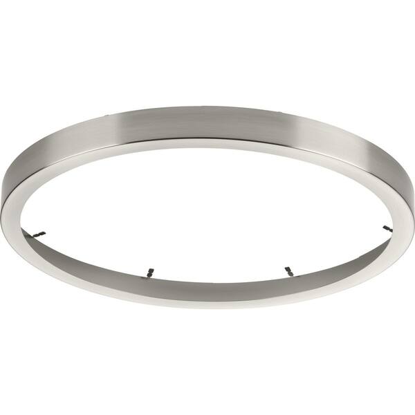 Everlume Collection Brushed Nickel 14" Edgelit Round Trim Ring - 14.410 ...