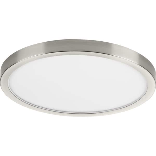 Everlume Collection Brushed Nickel 14" Edgelit Round Trim Ring - 14.410 ...