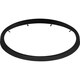 Everlume Collection Black 18" Edgelit Round Trim Ring - 18.500" x 18. ...