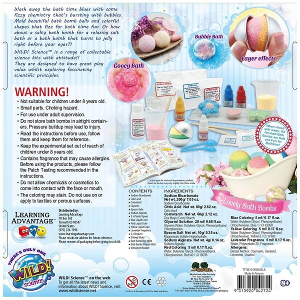 WILD Science STEM Bath Bomb Factory Science Kits for Kids - Bed Bath ...