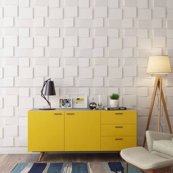 3D Fiber Environmental Friendly Wall Paintable Panels - Bed Bath ...