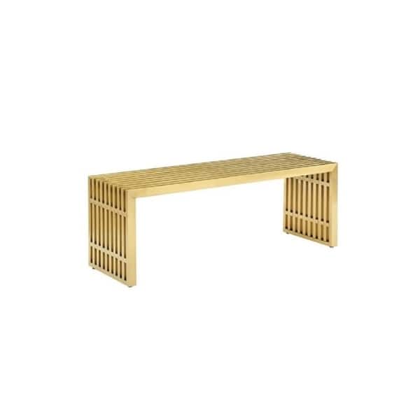 Large bench gold - Bed Bath & Beyond - 30698874