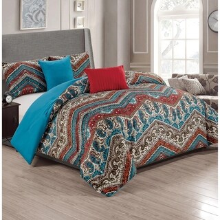 Lenox Hill 5-Piece Reversible Queen Size Comforter Set (As Is Item ...