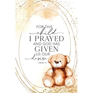 For This Child Wood Plaque with Easel and Hanger 6 inches x 9 inches ...