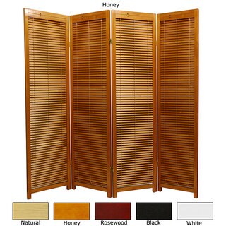 Wood Marupa 4-panel Screen (China) - Bed Bath & Beyond - 3072497
