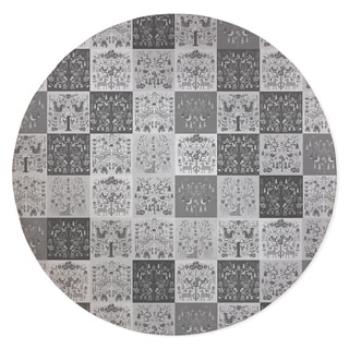 SCANDINAVIAN PATCHWORK GREYSCALE Area Rug by Kavka Designs - Bed Bath ...
