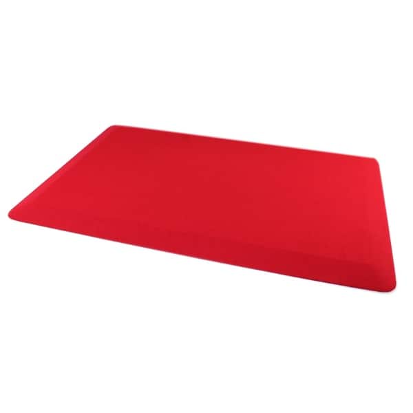 Floortex® Red Standing Kitchen Comfort Mat - 20" x 32" - 20" x 32 ...