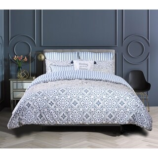 Farmhouse Living Brand SHANNON Tile 8 Piece King - Cal King/King Size ...