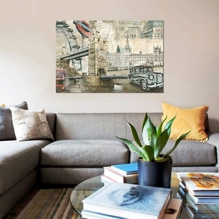 "London" by Tyler Burke Gallery-Wrapped Canvas Print - Bed Bath ...
