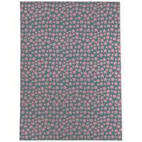 BOHO FLORAL PINK and GREEN Area Rug by Terri Ellis - Bed Bath & Beyond ...