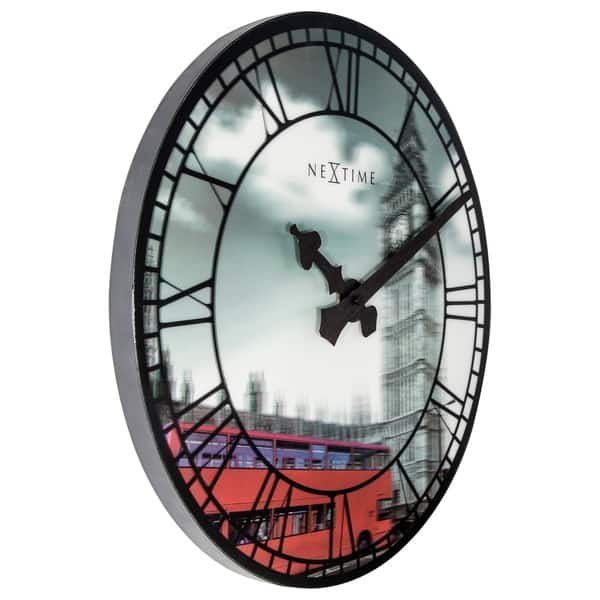 Unek Goods NeXtime Big Ben Decorative, Round Wall Clock, 3D Face ...
