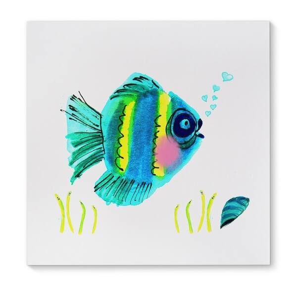 BLUSHING FISH Canvas Art By Kavka Designs - Bed Bath & Beyond - 30755232