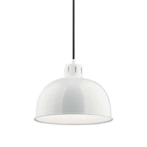 Kichler Lighting Zailey Collection 1-Light Pendant White - Bed Bath ...