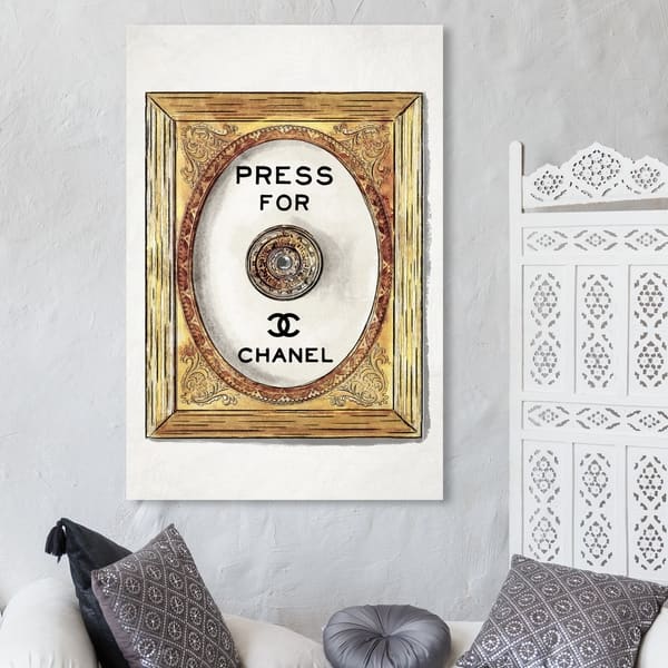 Oliver Gal Fashion and Glam Wall Art Canvas Prints 'Fancy Doorbell ...
