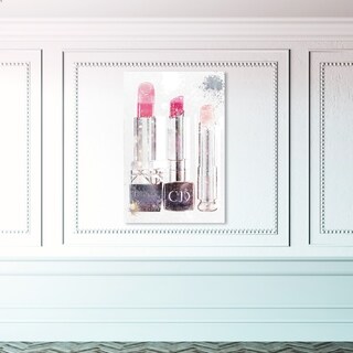 Oliver Gal Fashion and Glam Wall Art Canvas Prints 'Kisses in French ...