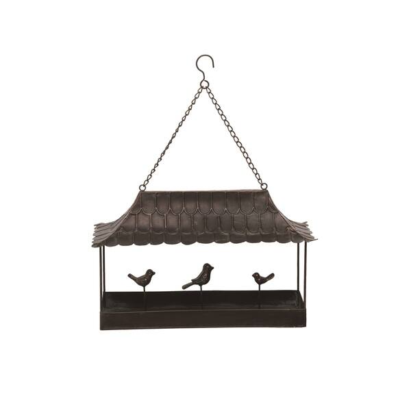 Transpac Metal 24 in. Bronze Spring Long Bird Feeder - Bed Bath ...