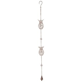 Transpac Metal 40 in. Gold Spring Pineapple Chime - Bed Bath & Beyond ...