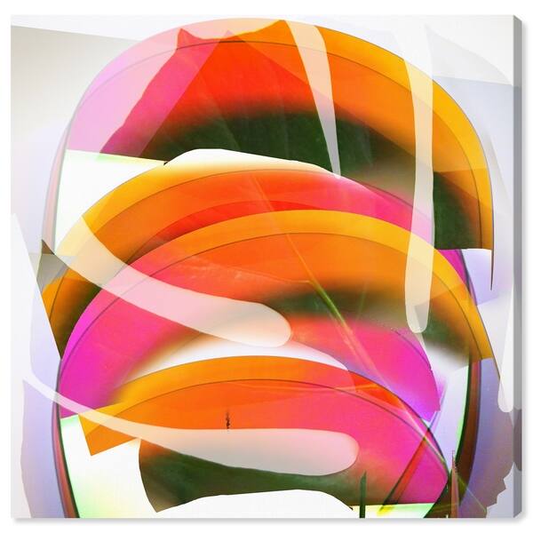 Wynwood Studio 'Mondrian Leaf' Abstract Wall Art Canvas Print Paint ...
