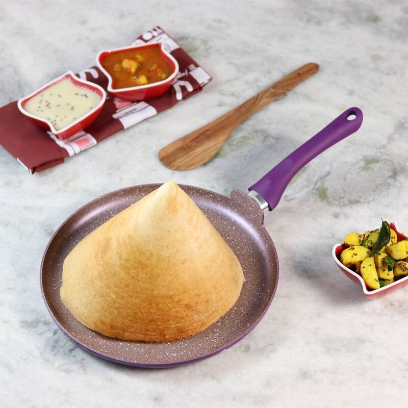 Wonderchef Royal Velvet Indian Dosa Tawa Crepe Pan 28cm - Overstock ...