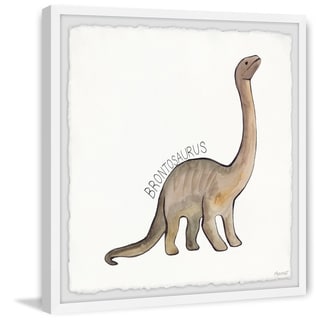'Brontosaurus' Framed Painting Print - Bed Bath & Beyond - 30802548