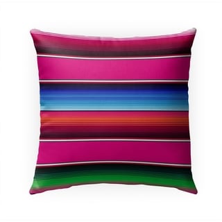 SALTILLO MAGENTA Indoor|Outdoor Pillow By Kavka Designs - 18" x 18 ...