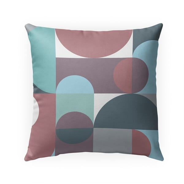 GEOMETRY SPHERICAL COOL Indoor|Outdoor Pillow By Kavka Designs - 18" x ...