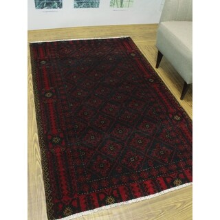 Noori Rug Semi Antique Rylan Red/Black Rug - 4'2" x 6'6" - Bed Bath ...