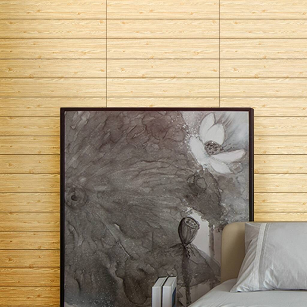 Wood Grain Sticker For Wall Decal,28"x28"/pc (Original_10pc ...