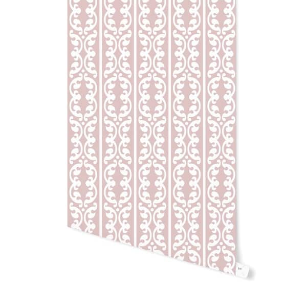 SOKHOM BLUSH Peel and Stick Wallpaper By Kavka Designs - Bed Bath & Beyond - 30826156