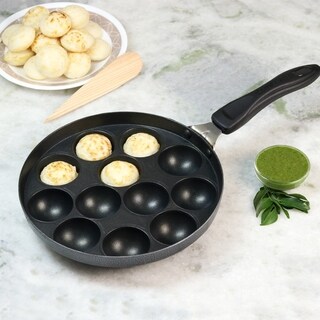 Wonderchef Die Cast Non-Stick Aluminum Appa Kara Kadai with One Handle ...