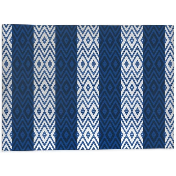 RATTAN BLUE Kitchen Mat By Kavka Designs - Bed Bath & Beyond - 30842824