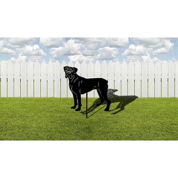 Laser Cut Steel Dog Garden Stake - Boxer - Bed Bath & Beyond - 30866599
