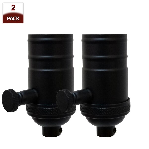 Royal Designs Dimmer Lamp Socket with Shell and Turn Knob, E26 Medium ...